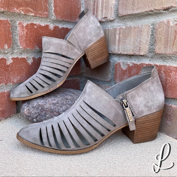 1. State | Shoes | State Arnet Ankle Suede Leather Boot Booties | Poshmark